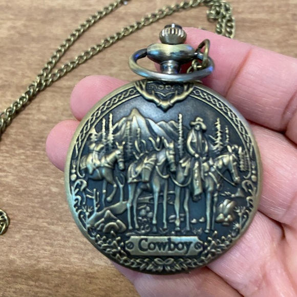 Accessories | Vintage Cowboy Pocket Watch | Poshmark
